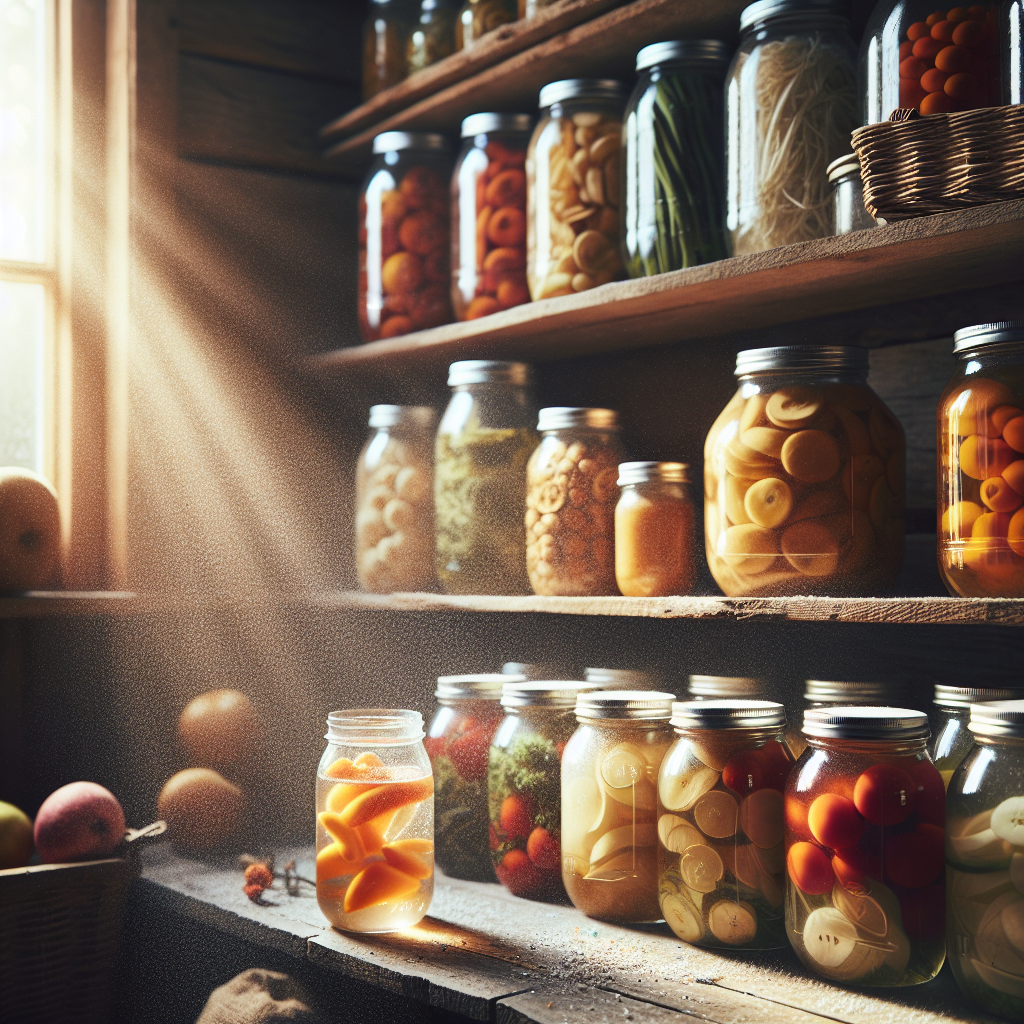 Sustainable Practices For Long-Term Food Storage
