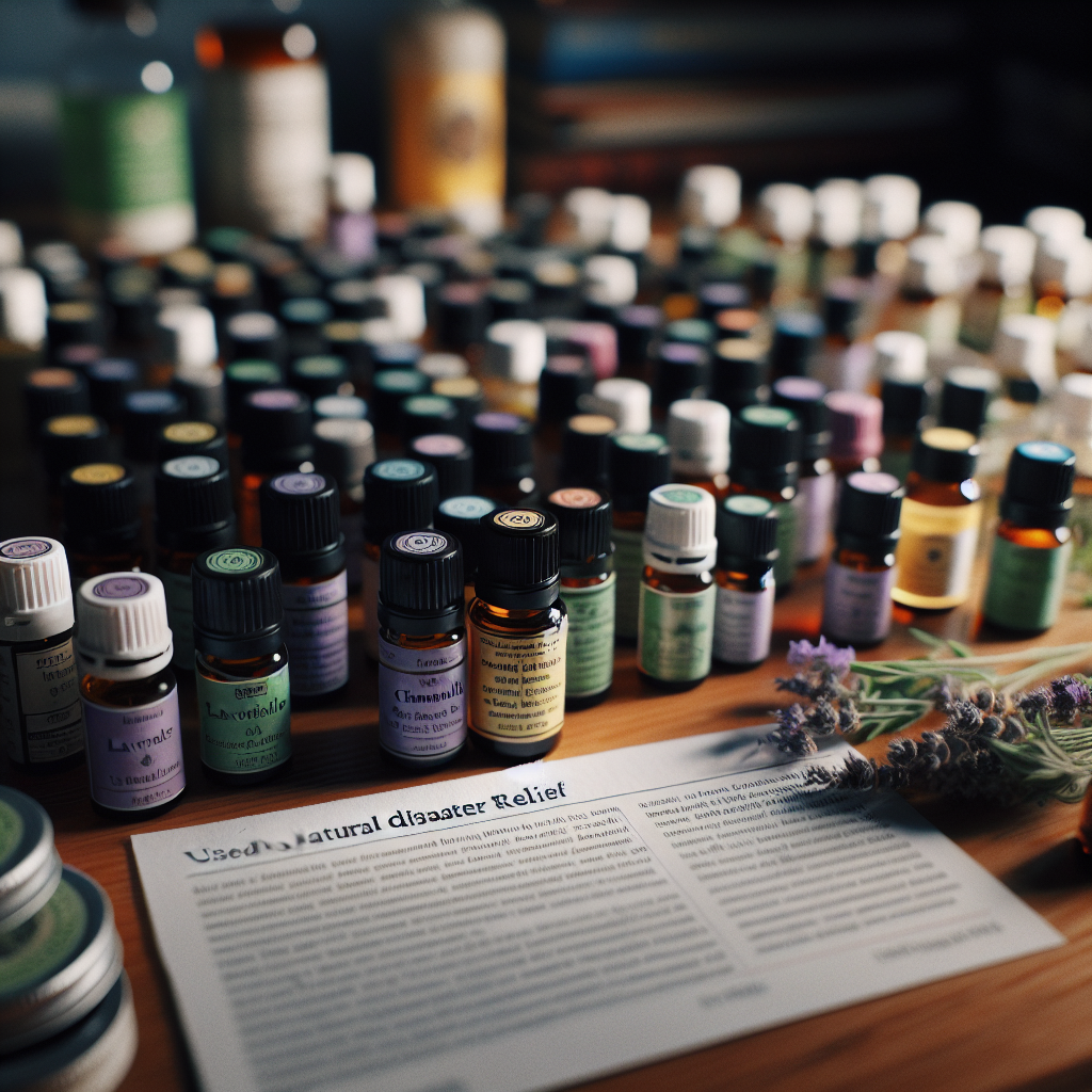 Essential Oils For Natural Disaster Relief